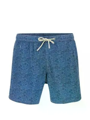 MC2 SAINT BARTH Floral-print Drawstring Swim Shorts - Blue