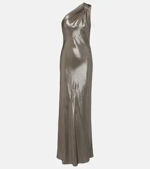 Max Mara Odissea One-shoulder Gown - Silver