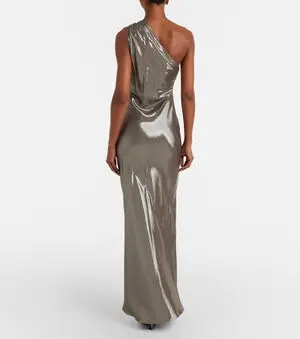 Max Mara Odissea One-shoulder Gown - Silver