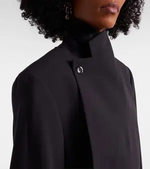LEMAIRE Wool Crepe Wrap Coat