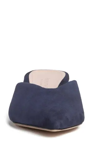 BEAUTIISOLES BY ROBYN SHREIBER Gal Pointed Toe Kitten Heel Mule - Navy
