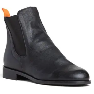 BEAUTIISOLES BY ROBYN SHREIBER Reba Leather Bootie - Black