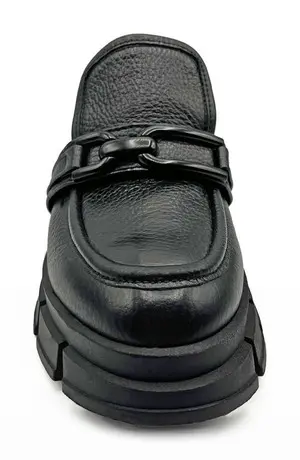 BEAUTIISOLES BY ROBYN SHREIBER Raquel Platform Loafer With Glossy Bit Hardware