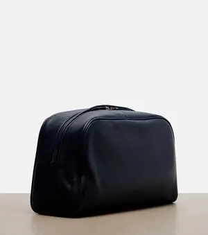THE ROW Leila Small Leather Clutch - Blue