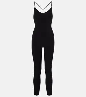 Norma Kamali Fara Open-back Jersey Catsuit