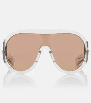 Bottega Veneta Mask Shield Sunglasses - Grey