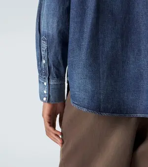 Visvim Social Sculpture Faded Denim Shirt
