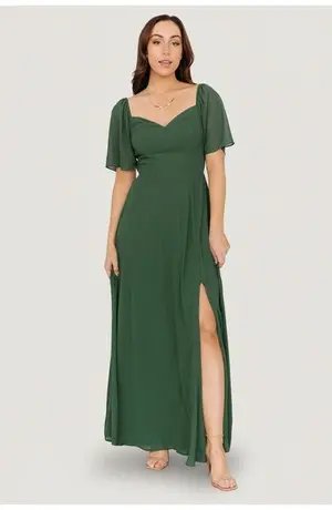BALTIC BØRN Sierra Sweetheart Maxi Dress - Evergreen