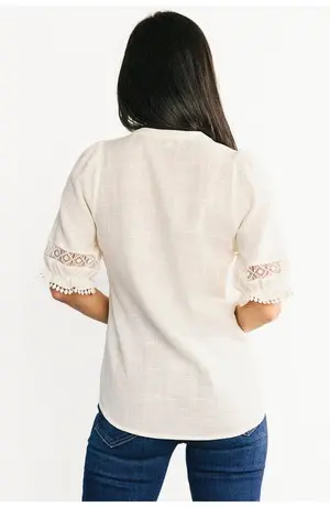 BALTIC BØRN Alba Button Up Top
