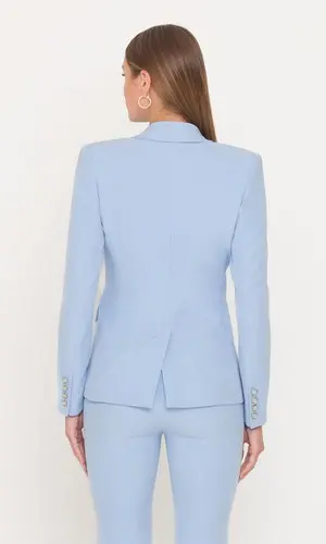 Generation Love Emilio Crepe Blazer - Light Blue