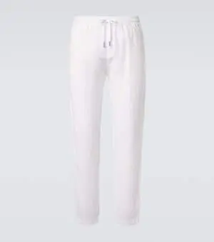 Thom Sweeney Linen Straight Pants - White