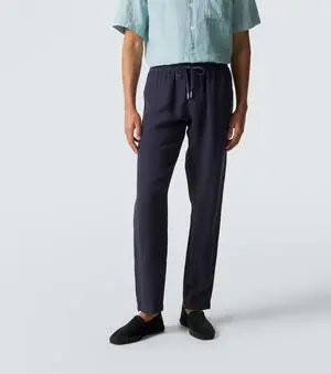 Thom Sweeney Linen Straight Pants