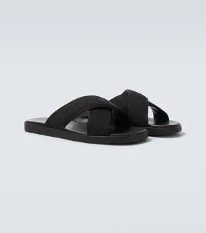 Gucci Logo Jacquard Sandals