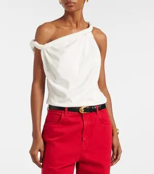 RÓHE Cotton-blend Top - White