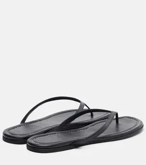 Staud Freja Thong Sandals - Black