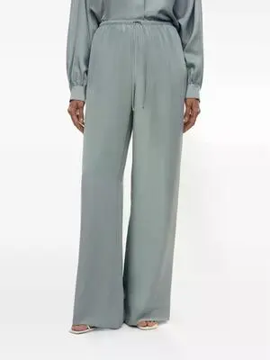 12 STOREEZ Alice Drawstring Silk Trousers