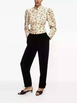 12 STOREEZ Nastenka Floral Print Cropped Jacket