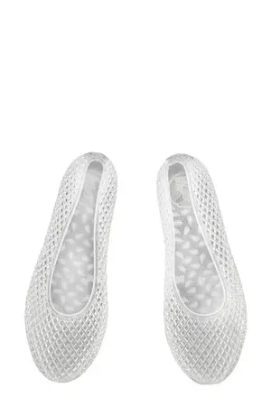 ANCIENT GREEK SANDALS Iro Mesh Jelly Flat - Clear