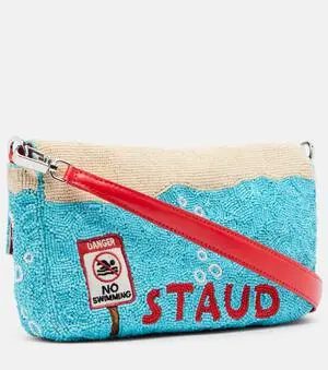 Staud Tommy Beaded Shoulder Bag