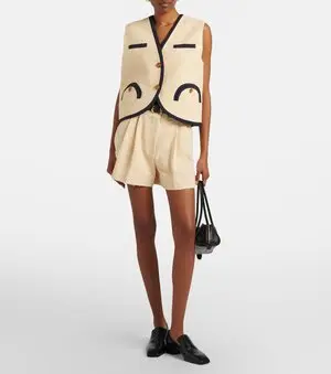 BLAZÉ MILANO Gliss Cotton-blend Vest