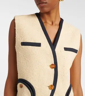 BLAZÉ MILANO Gliss Cotton-blend Vest