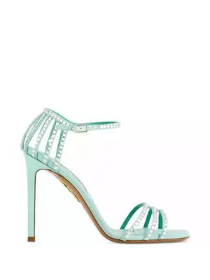 AQUAZZURA Sensation Crystal Heeled Sandals