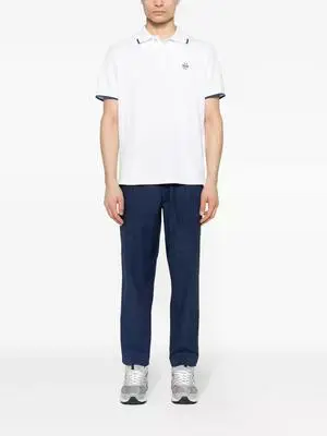 Jacob Cohen Daniel Linen Blend Trousers - Blue