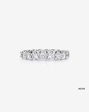 Ring Concierge Lab Grown Diamond Eternity And 3/4 Coverage Bands Platinum