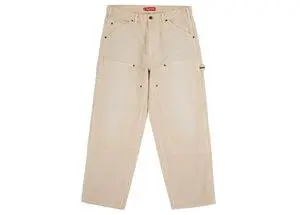 Supreme Worn Double Knee Painter Pant - Natural