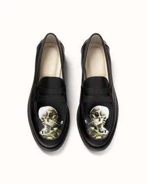 DUKE + DEXTER Wilde Penny Loafer - Skull
