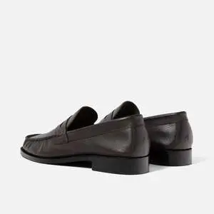 DUKE + DEXTER Ezra Pebble Ruched Loafer