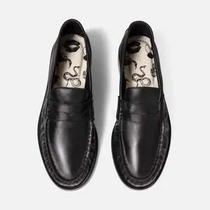 DUKE + DEXTER Ezra Tumbled Ruched Loafer