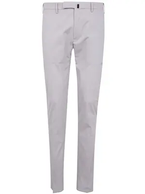 Incotex Tailored Cotton Blend Chino Trousers - Gray