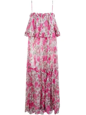 Chloé Long Floreal Skirt