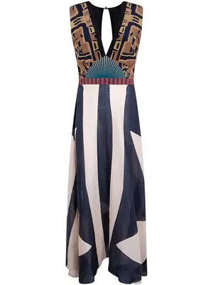 VOLANTIS VOLANTIS Ginko Evening Dress Multi