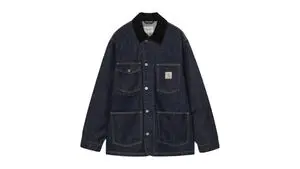 Carhartt Wip Warren Denim Chore Coat - Blue/black