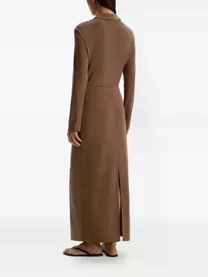 12 STOREEZ Midi Skirt With Slit