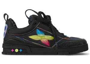 LOUIS VUITTON Skate Sneaker With Gradient Monogram Flower - Black