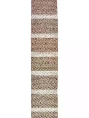 Brunello Cucinelli Striped Knitted Tie