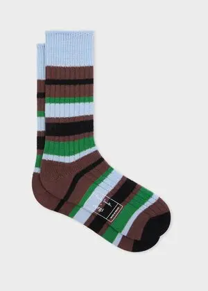 Paul Smith Light Stripe Merino Wool Socks