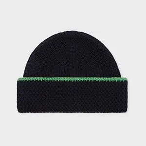 Paul Smith Cotton Beanie - Blue