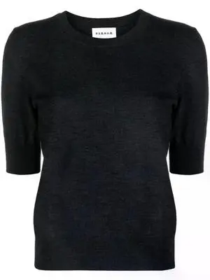 P.a.r.o.s.h Fine-knit Round-neck Top
