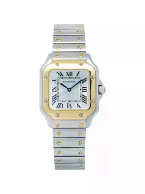 Cartier Santos 27mm Watch - Silver