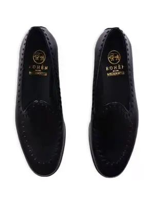 EDHEN MILANO Embossed Leather Loafers
