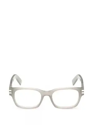Zegna Square Frame Glasses Grey