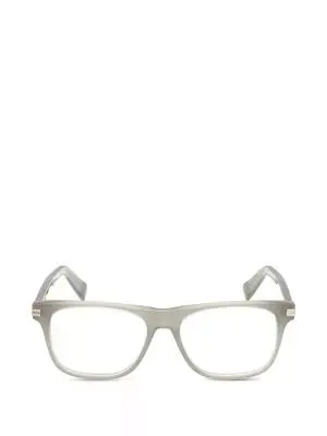 Zegna Rectangle-frame Eyeglasses - Grey