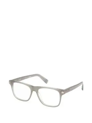 Zegna Rectangle-frame Eyeglasses