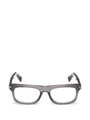 Zegna Rectangle-frame Glasses - Grey