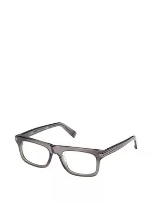 Zegna Rectangle-frame Glasses