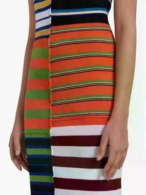 Marni Patchwork Knitted Midi Dress